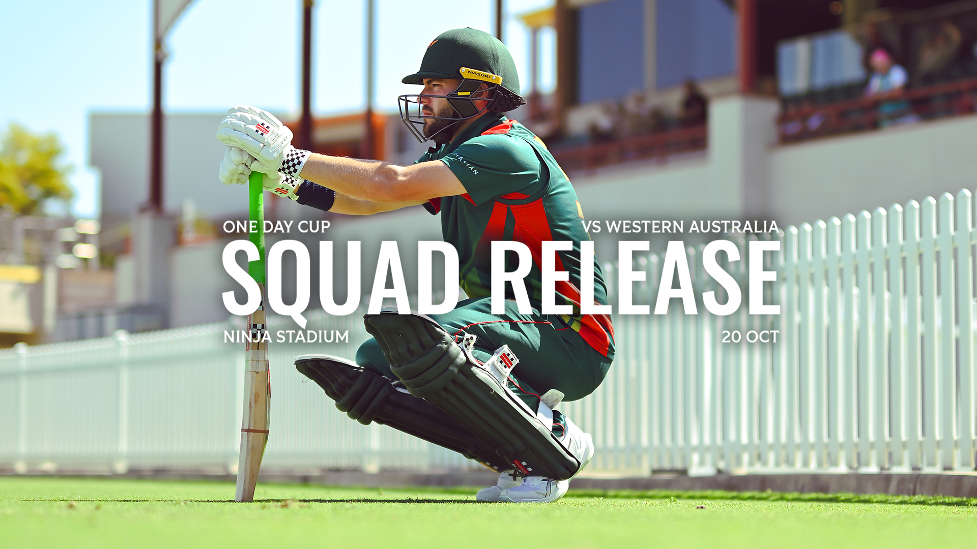 Tigers One Day Cup Squad vs Western Australia | Cricket Tasmania